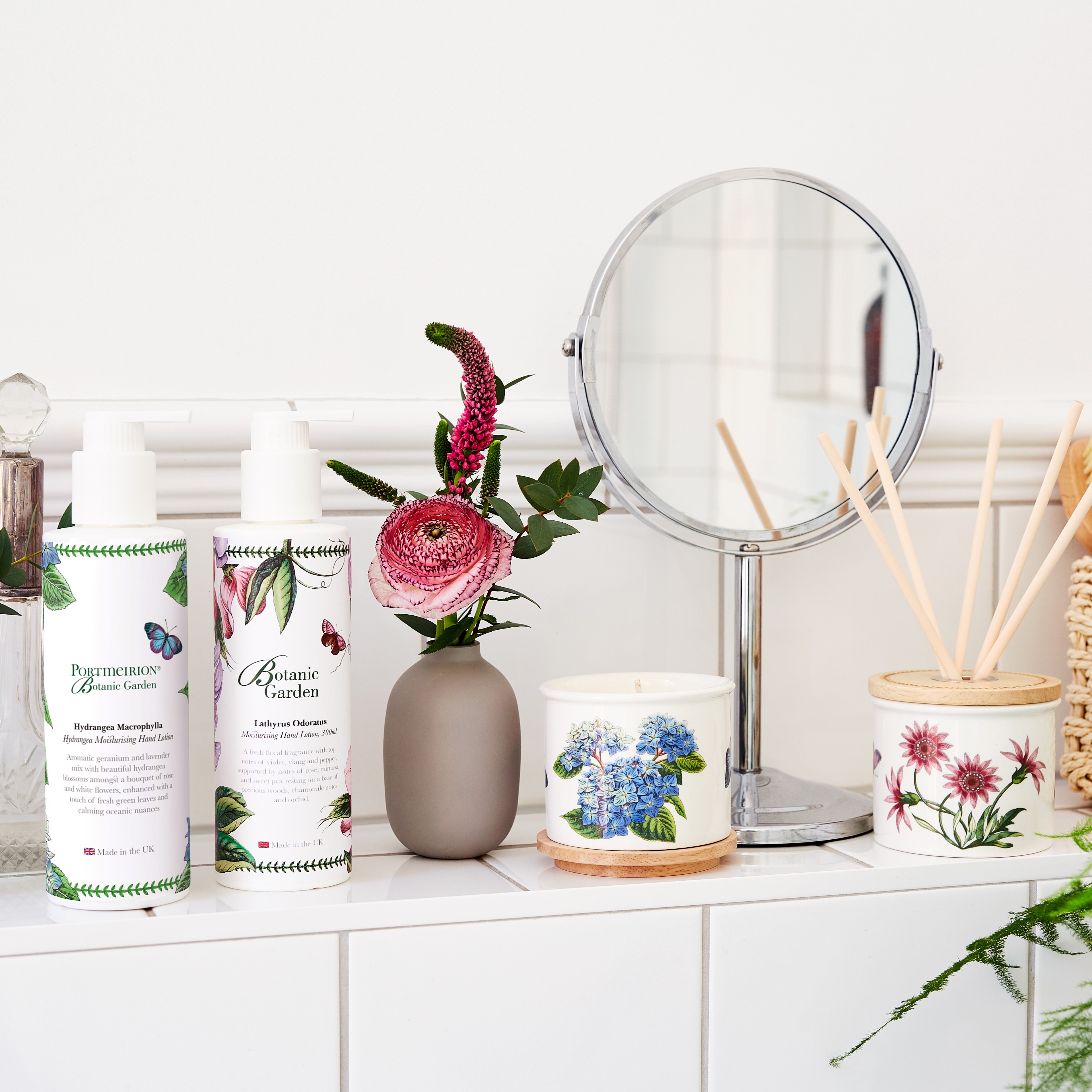 Wax Lyrical Botanic Garden Treasure Flower Gift Set