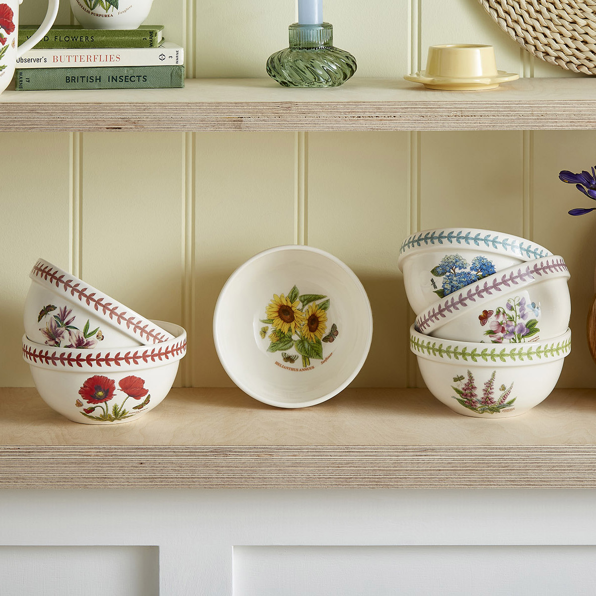 Botanic Garden Meadow 5" Stacking Bowls Set of 6