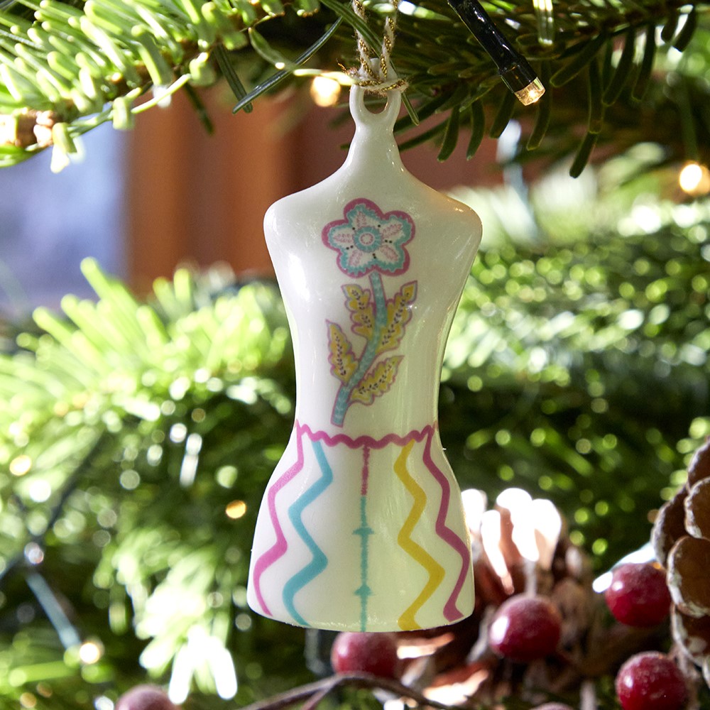 Kit Kemp Rik Rak Mannequin Ornament | Spode