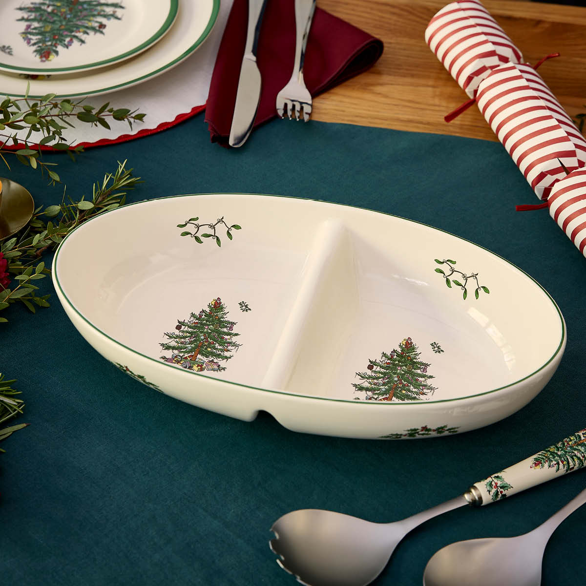 Christmas Tree Divided Server | Spode