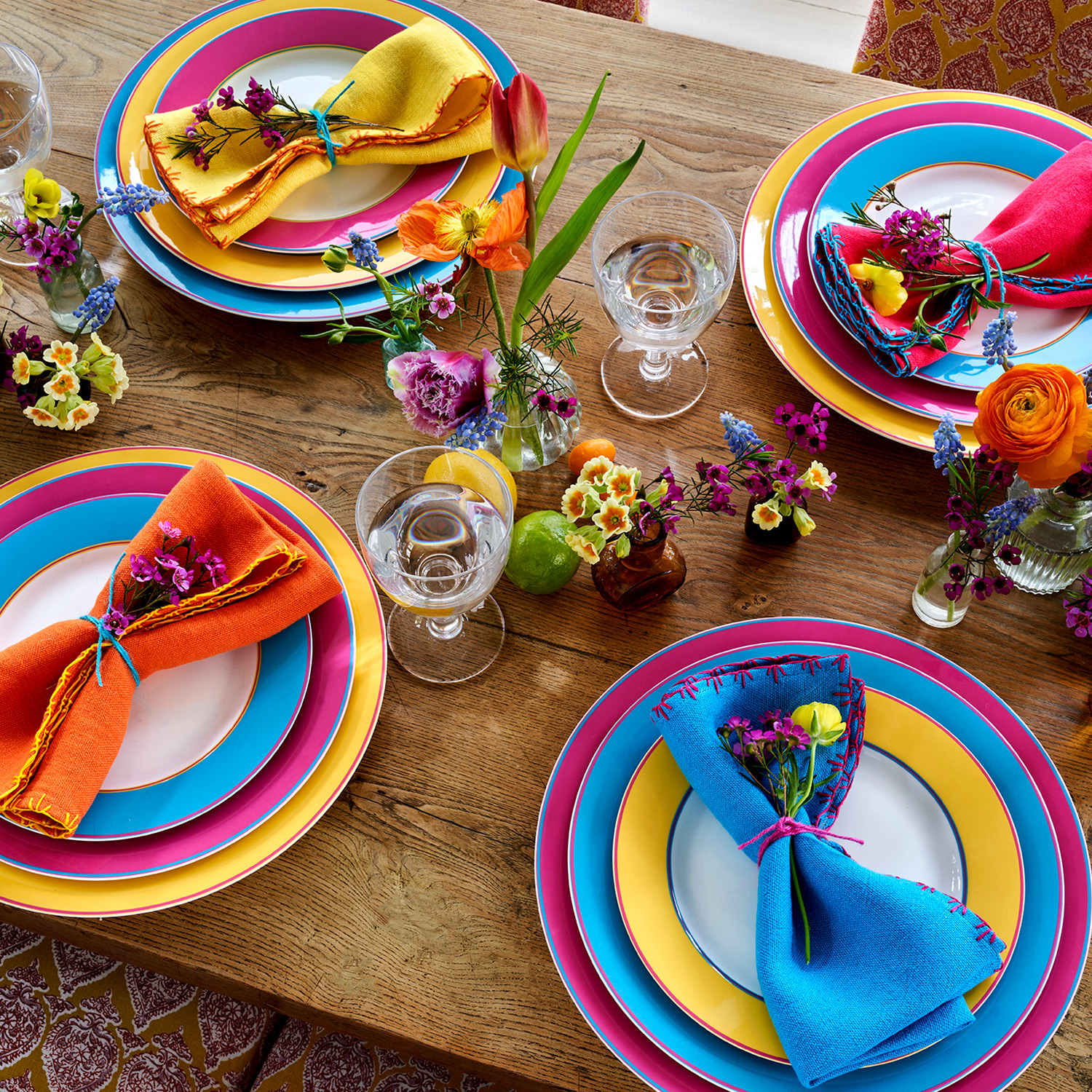 Kit Kemp Calypso Pink Dinner Plate | Spode