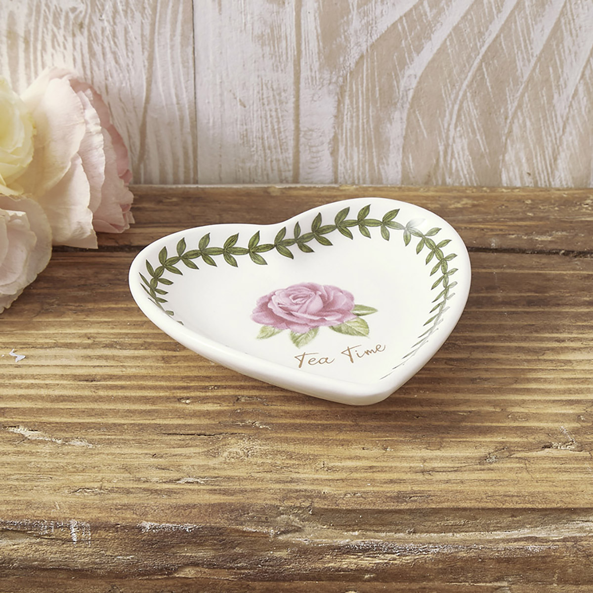 Portmeirion Botanic Garden Bouquet Heart Tea Bag Tidy