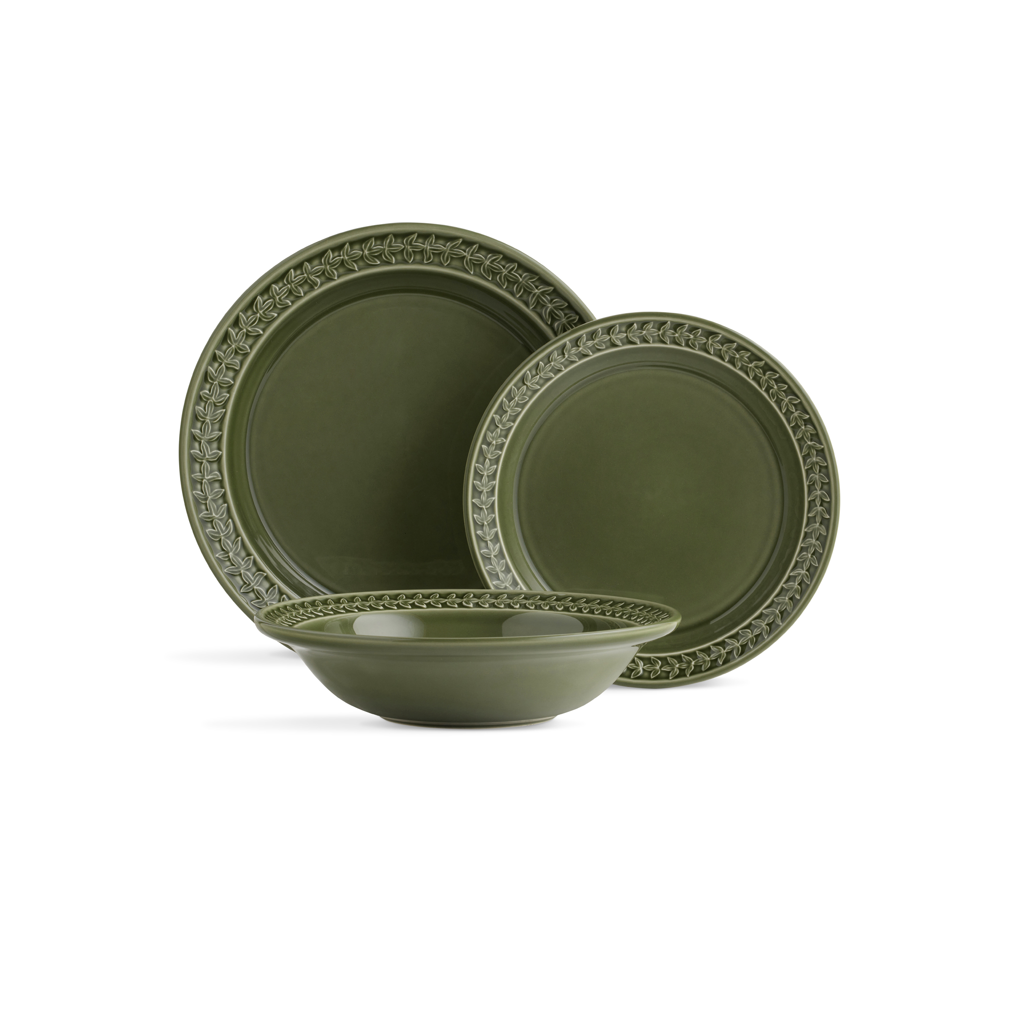 Botanic Garden Harmony 12 Pc Dinnerware Green| Portmeirion