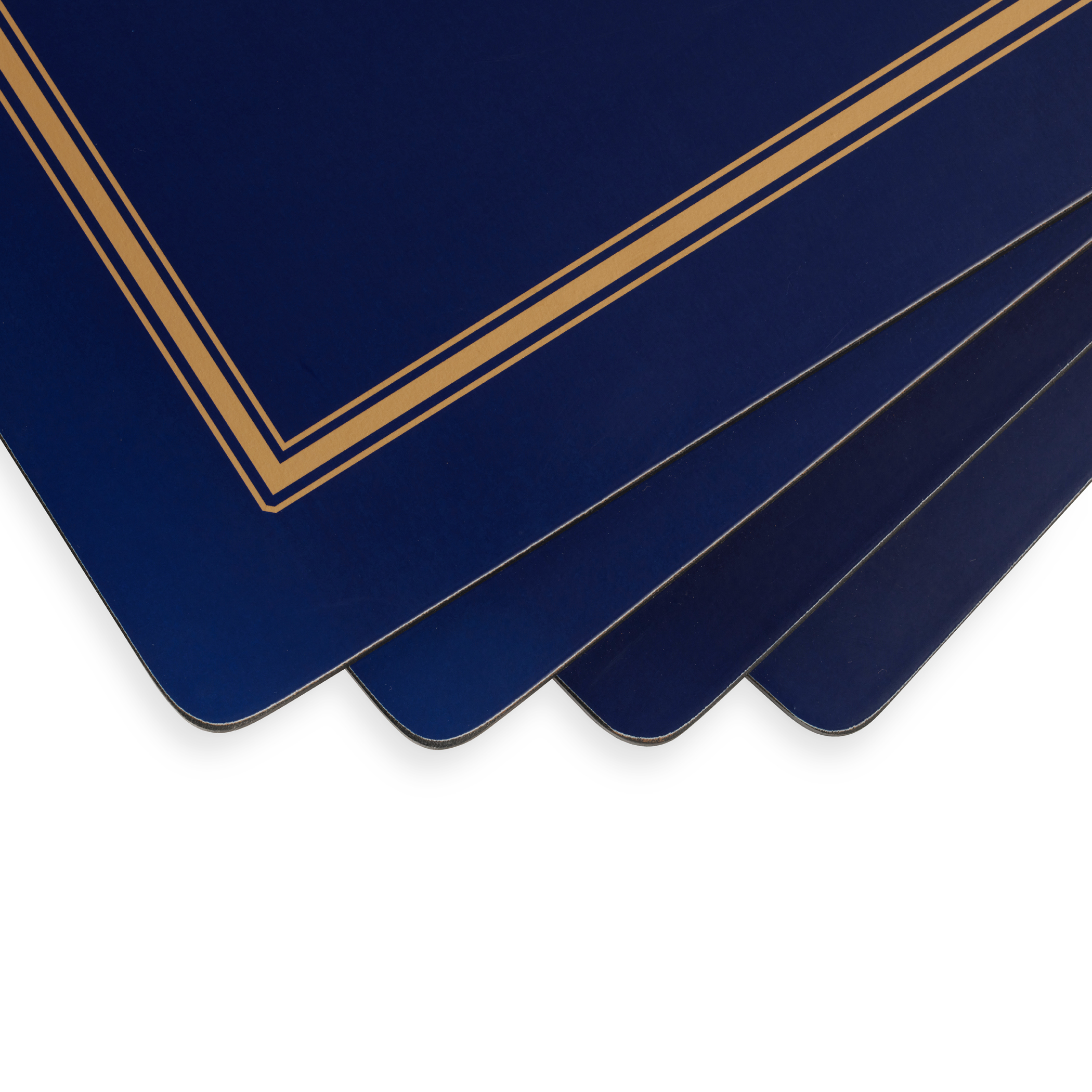 Classic Midnight Blue Placemats Set of 4