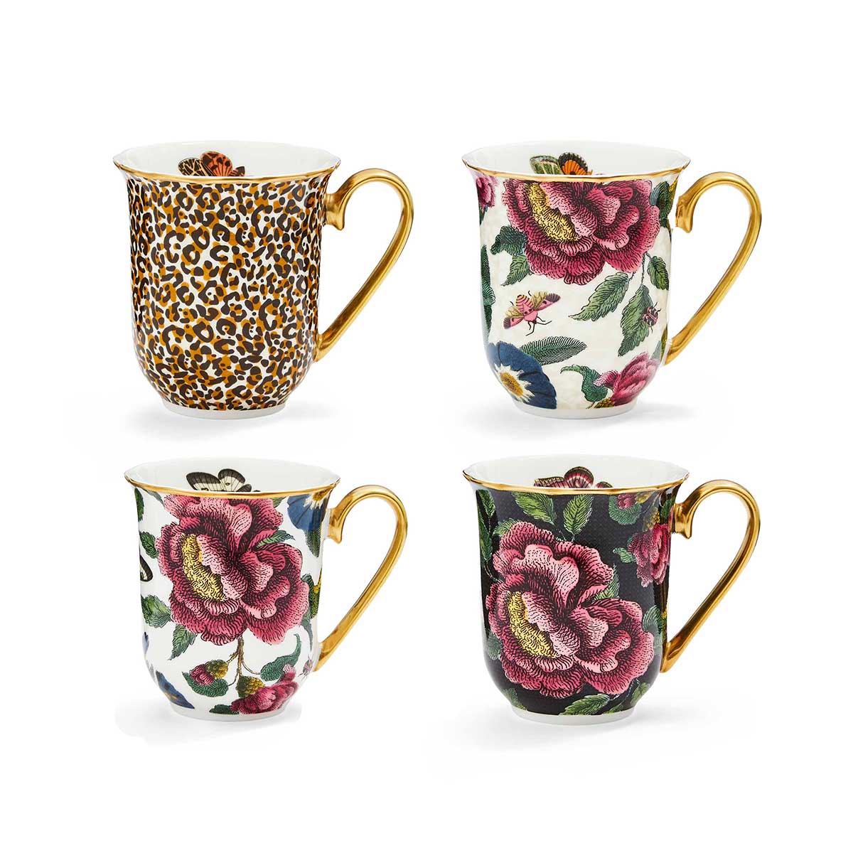 Creatures of Curiosity Set of 4 Mugs